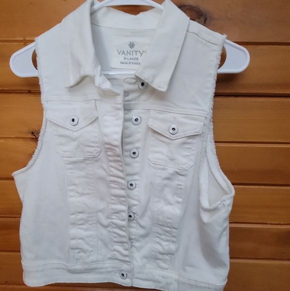 Vanity | Jackets & Coats | Xl Vanity Jean Vest | Poshmark